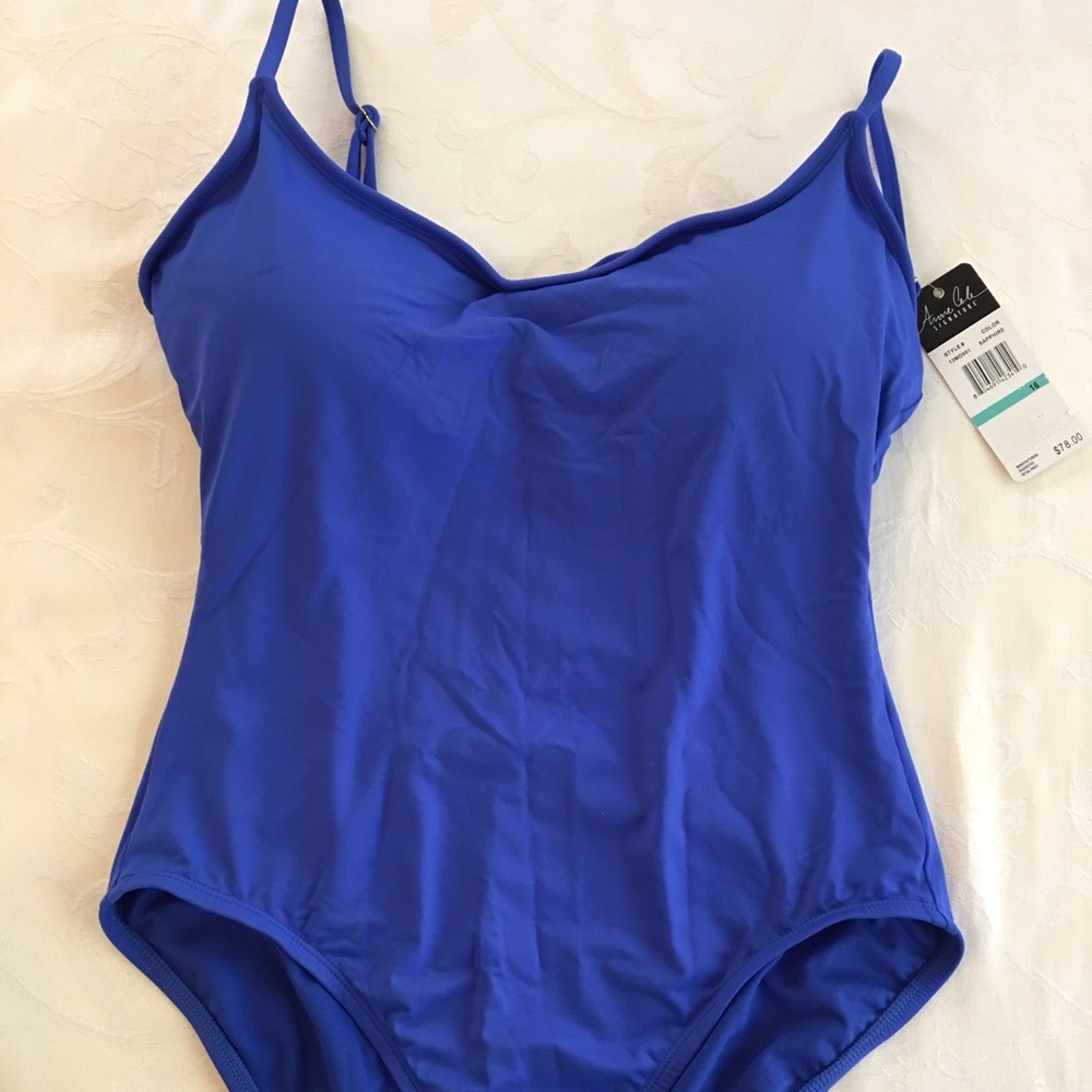 Bathing Suit Sz 16 Ann Cole Signature - Gem